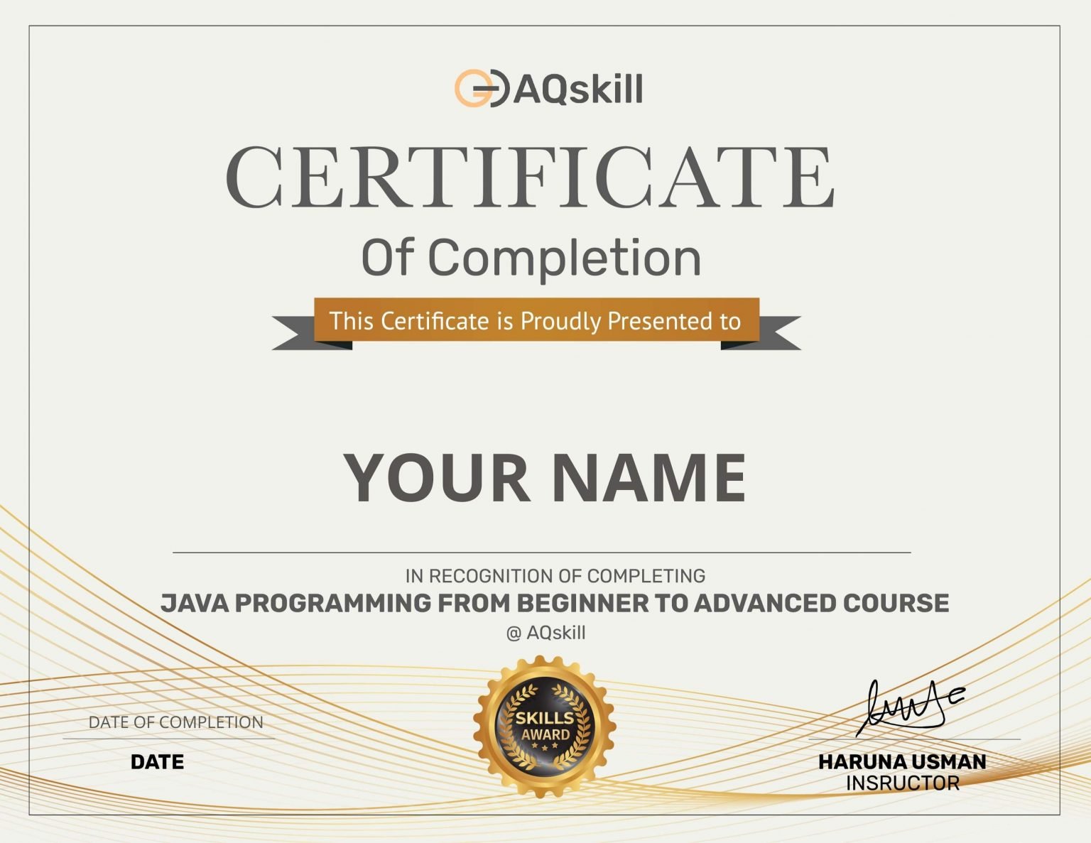 Java Programming From Beginner to Advanced Course | AQskill